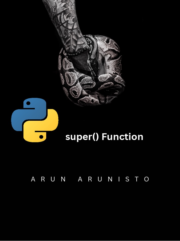 Understanding Python's super() Function | PDF | Technology & Engineering