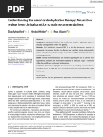 Oral Rehydration Solution Guide | PDF | Diarrhea | Medical Specialties