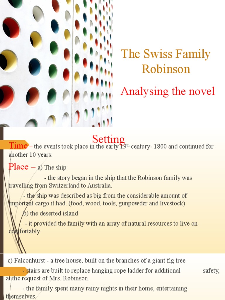 Swiss Family Robinson - Notes 2 | PDF | The Swiss Family Robinson