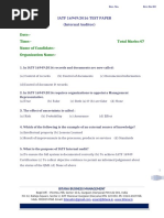 APQP PPAP Questionnaire | PDF | Evaluation | Business