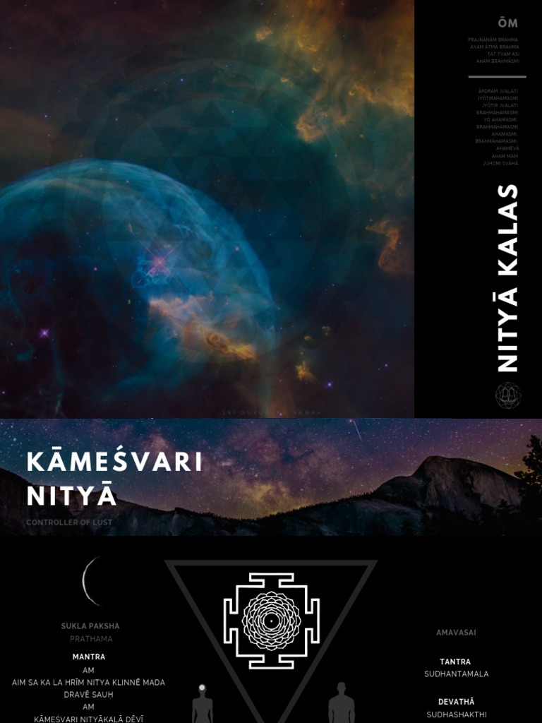 Nitya Kala Information I | PDF | Devi | Tantra
