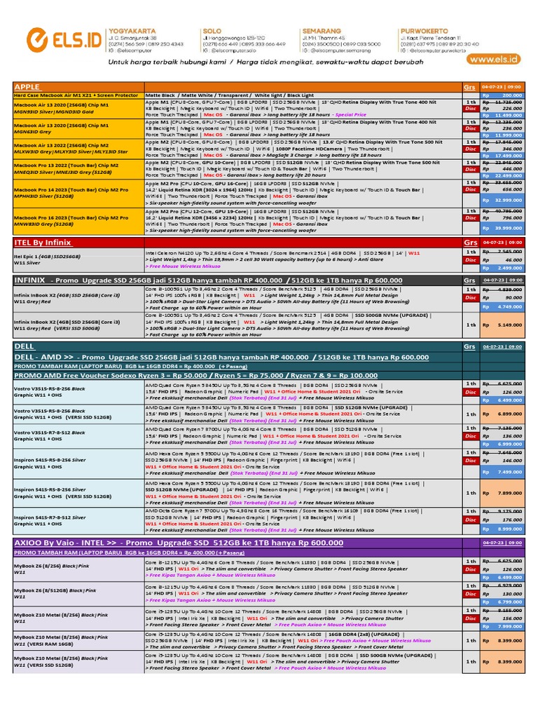 ELS 04 Juli 2023 | PDF | Electronics | Computer Engineering