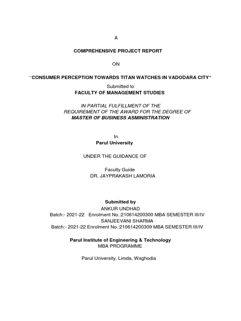 CP Project-Undhad Ankur | PDF | Economies | Marketing