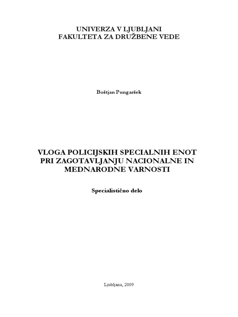 AKCIJA BELE VODE Spec_pungarsek Bostjan | PDF