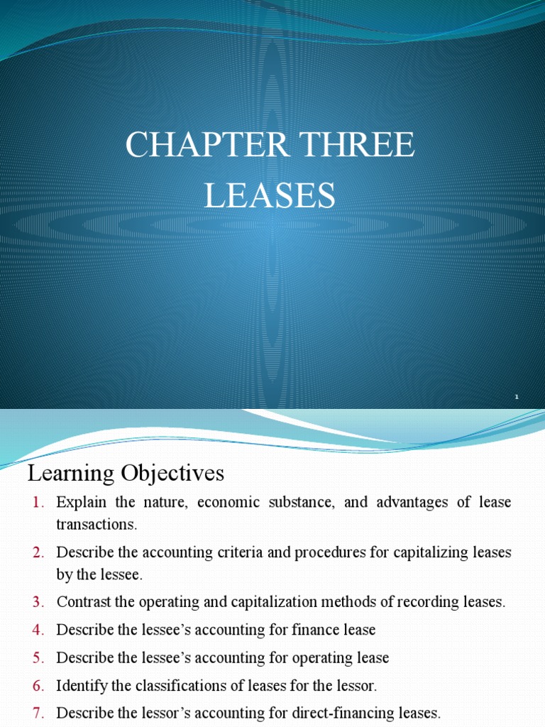 Chapter 4 Lease | PDF | Lease | Depreciation