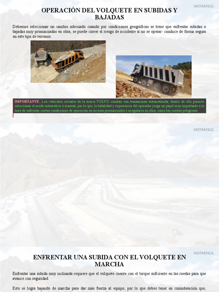 Conducir en Subida y Bajada | PDF | Tecnología de vehículos ...