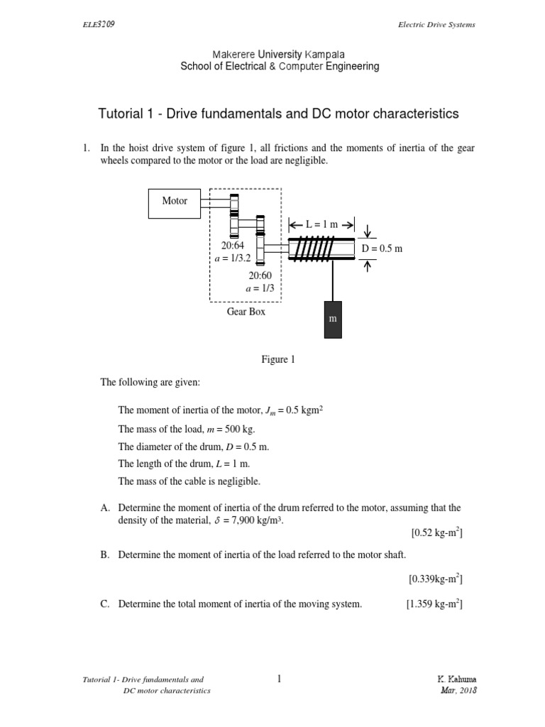 Drive Fundamentals and DC Motor Characteristics | PDF | Electric Motor | Torque