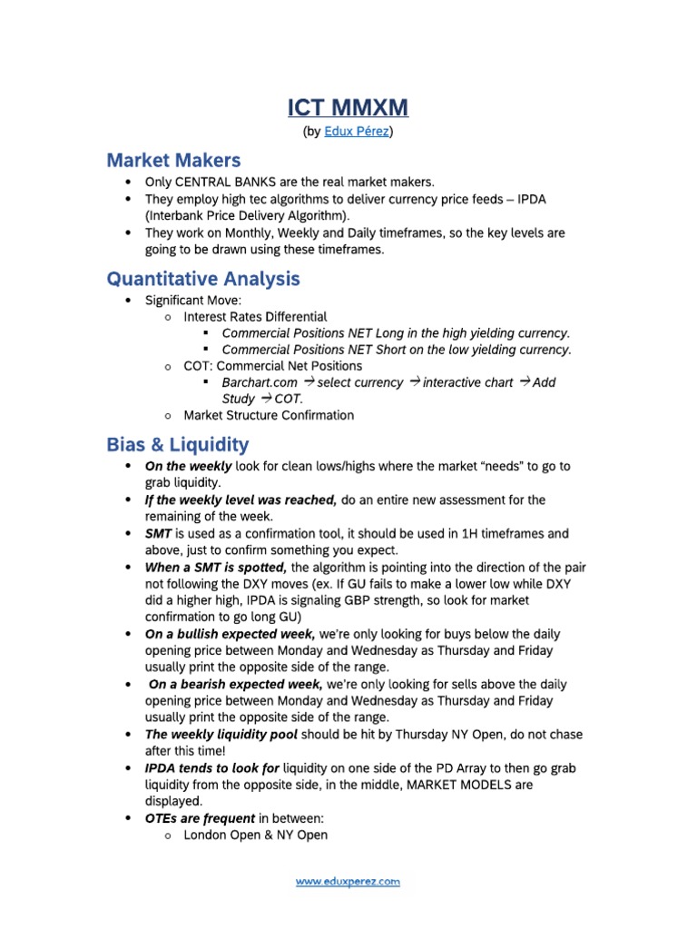 ICT MMXM Series Notes | PDF