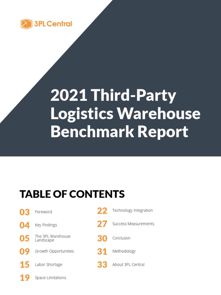 3PL Central 3PL Warehouse Benchmark Report 2021 | PDF | Warehouse ...