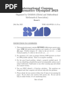 Bmo1 2025 | PDF | Mathematics