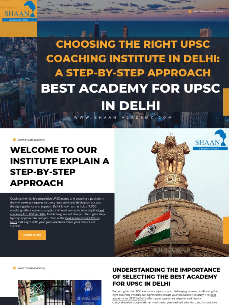 Best Academy For UPSC in Delhi | PDF | Mentorship | Reputation