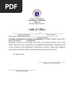 Induction of Officers Oath | PDF