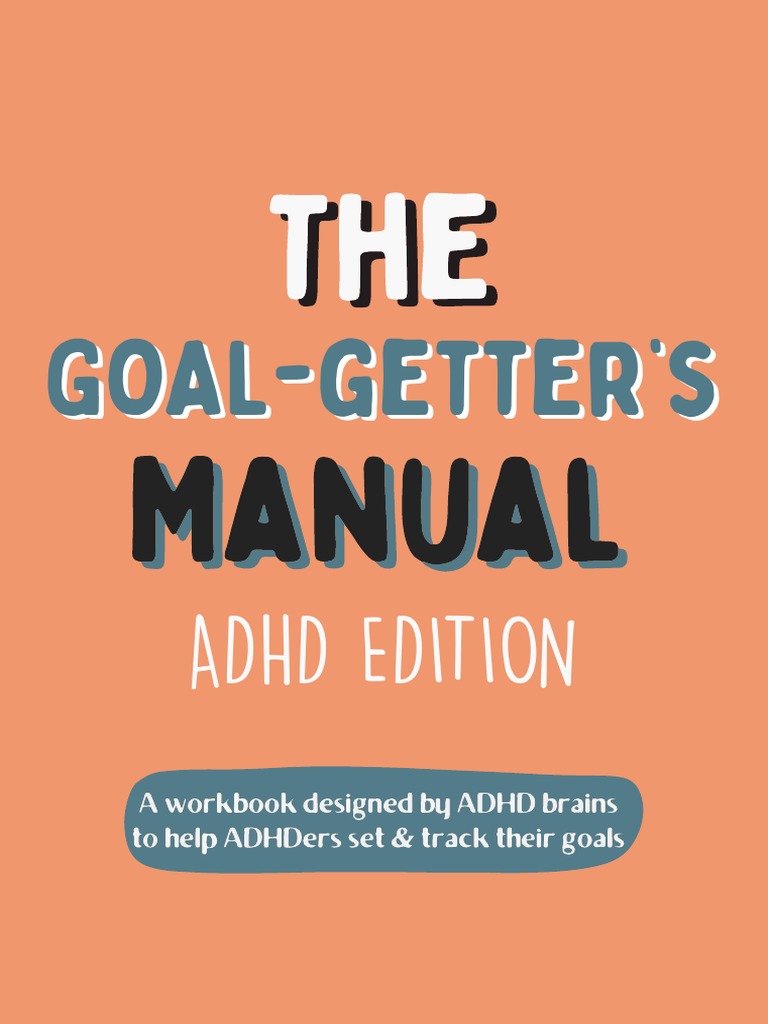 Digital Printable Goal-Getter's Manual For ADHDers | PDF