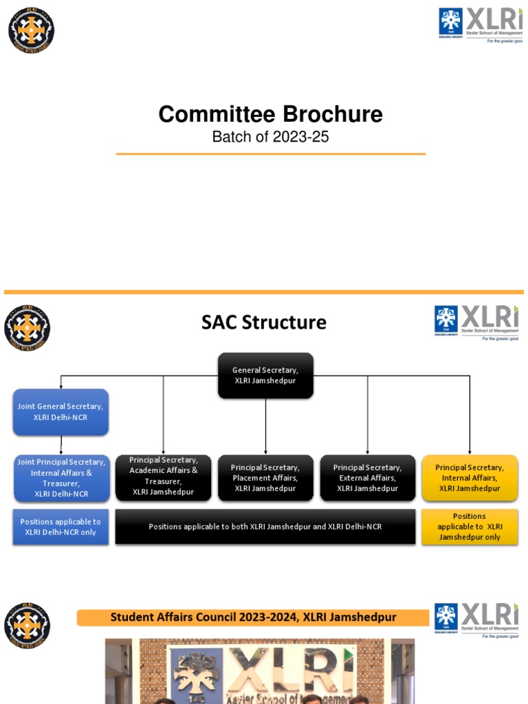 Committee Brochure 2023-25 | PDF | Business