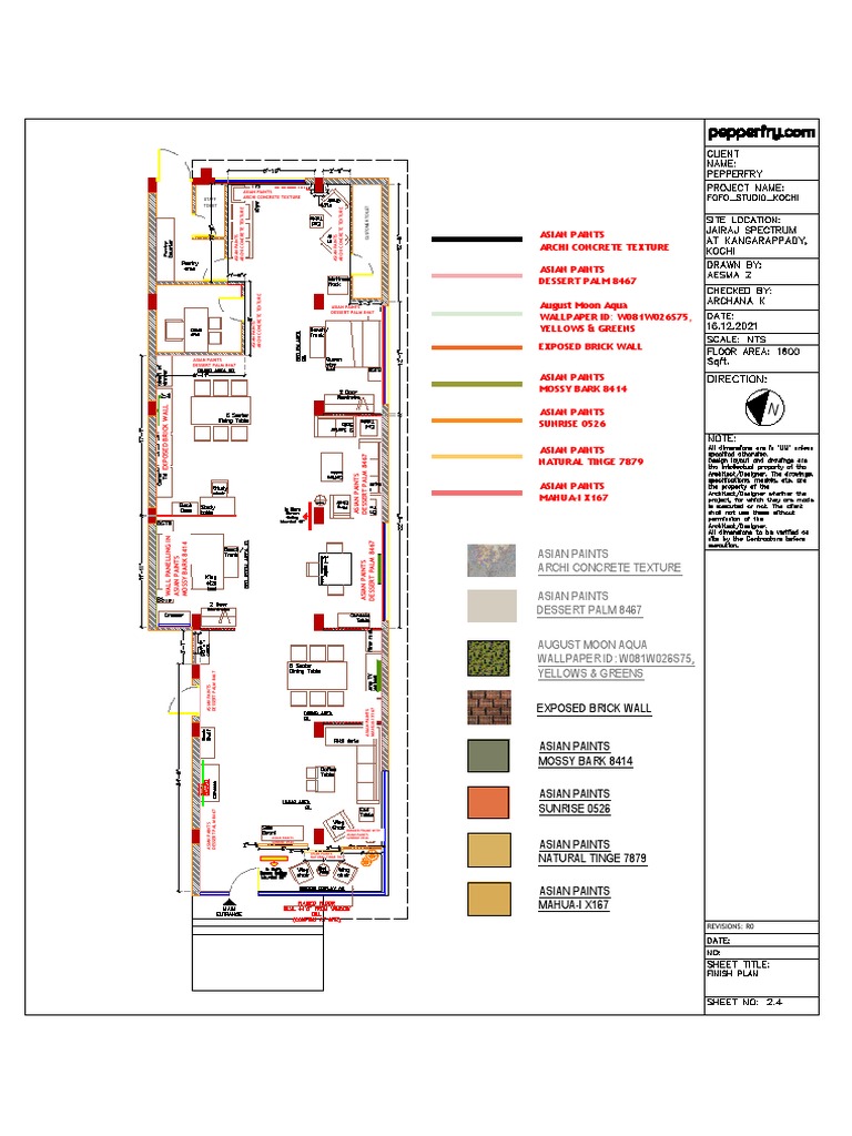 PVP S Kochi Finish Plan 17.12.2021 | Download Free PDF | Building Engineering | Architectural Design