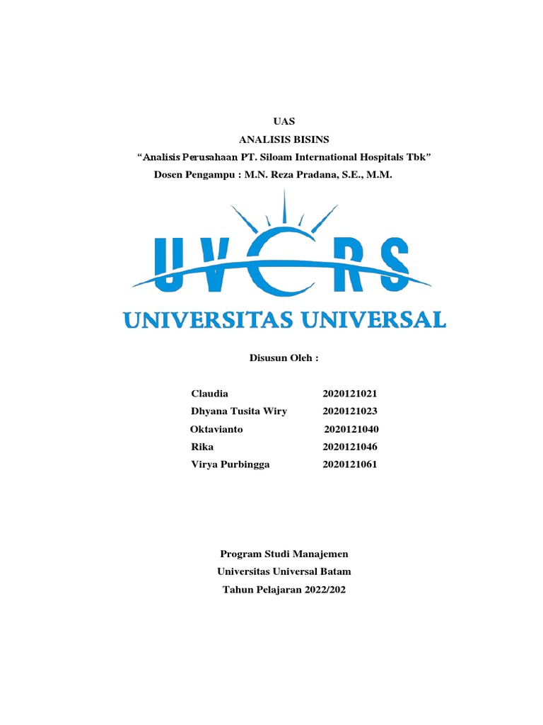 Uas Analisis Bisnis - Kelompok 1 | PDF | Bisnis