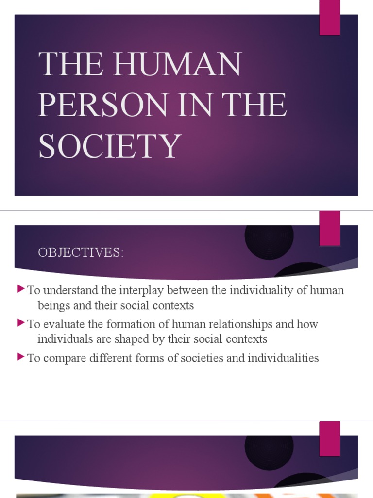 9the Human Person in The Society | PDF | Middle Ages | Society