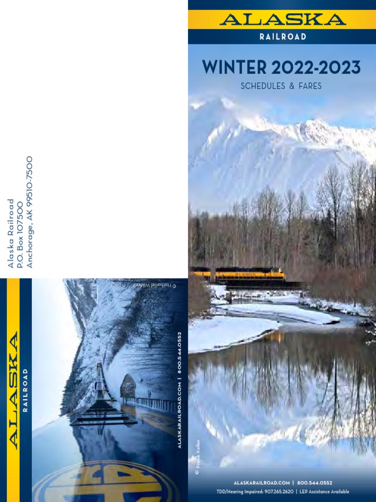 2022 23 Alaska Railroad Winter Brochure or | PDF | Alaska | Anchorage