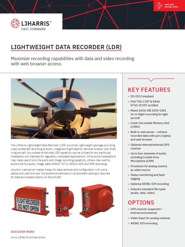 As Cas Brochure Avionics LDR General Aviation | PDF | Video | World Wide Web