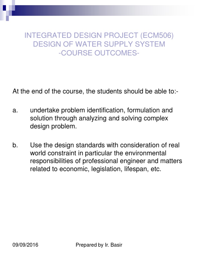 How To Design Water Supply | PDF | Water Supply Network | Valve