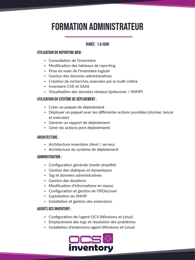 Formation Administrateur | PDF | Ordinateurs
