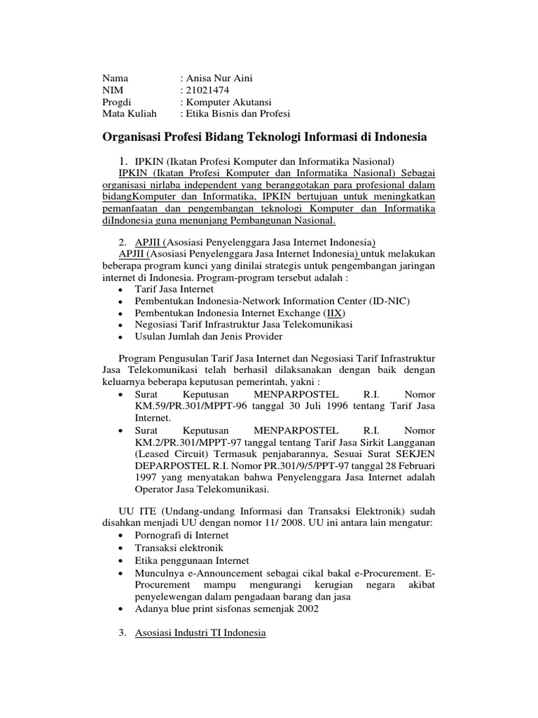 Anisa Nur Aini 21021474 Tugas 4 | PDF