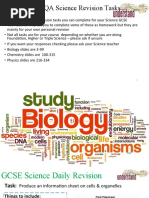 OCR (A) A Level Biology Specification Checklist | PDF | Genetics ...