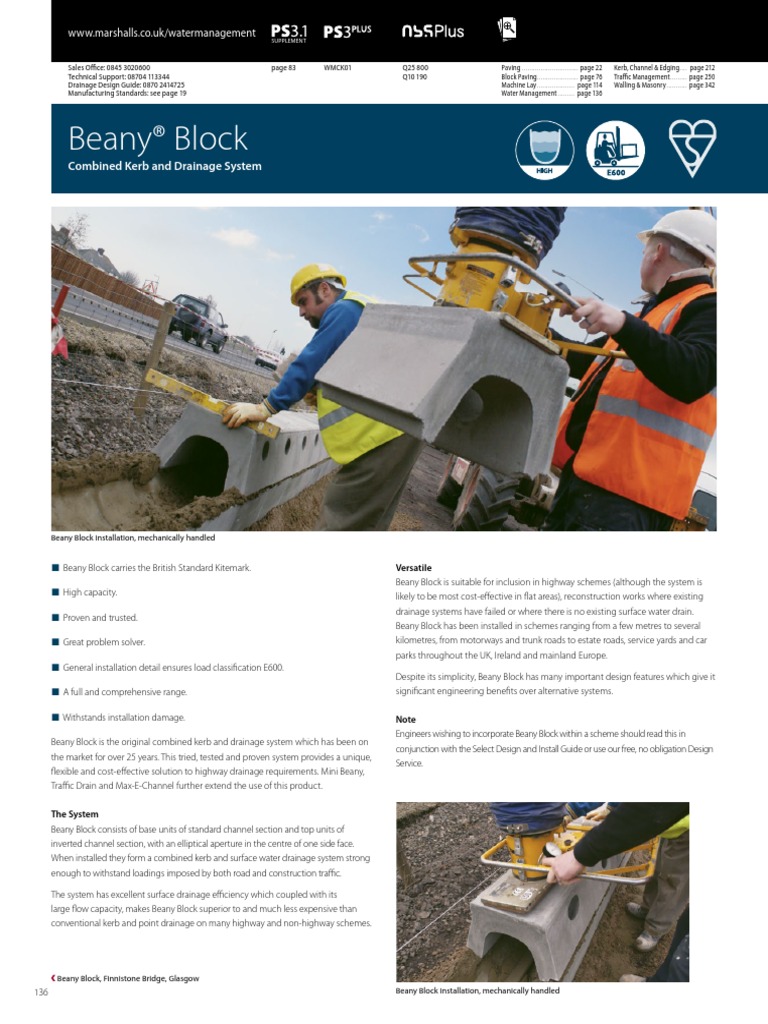 Beeny Block Spec | PDF | Road | Concrete