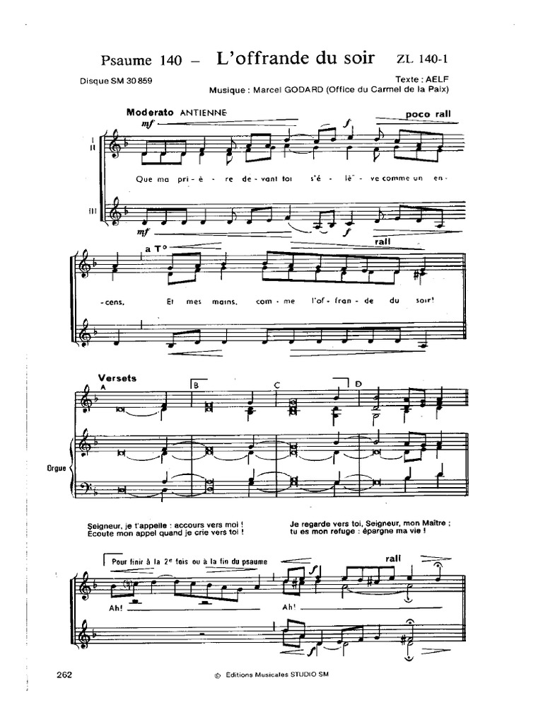 ZL140_1 - L'offrande du soir (Psaume 140) | PDF