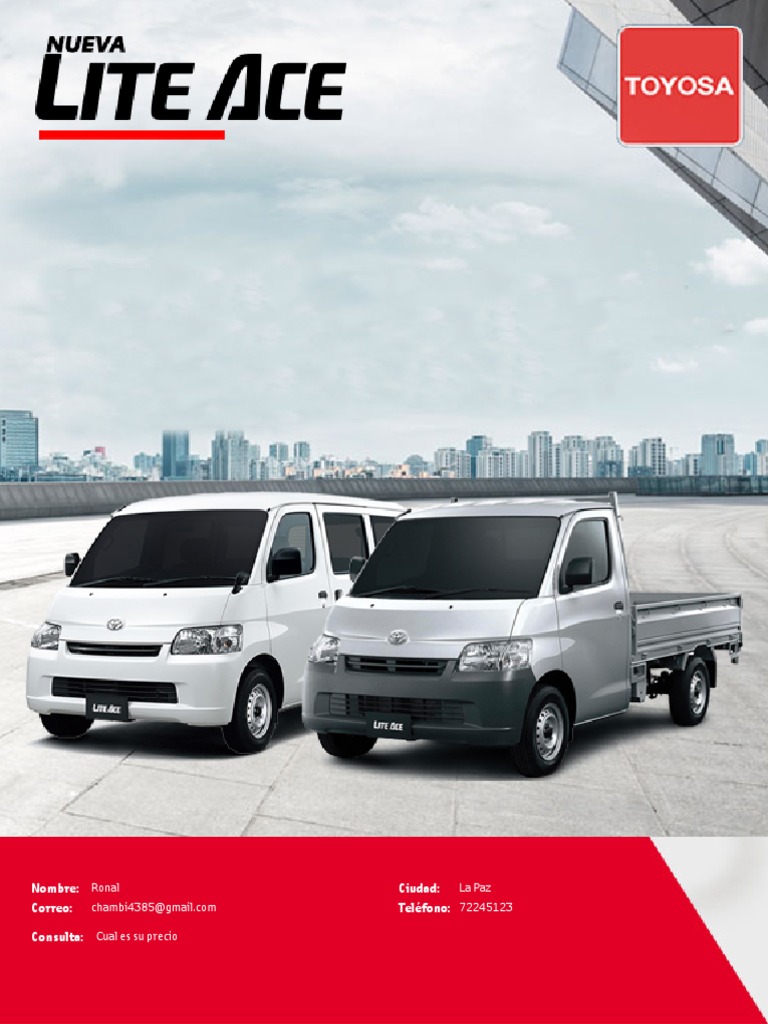 Toyota Lite Ace | PDF | Transporte privado | Vehículo de motor