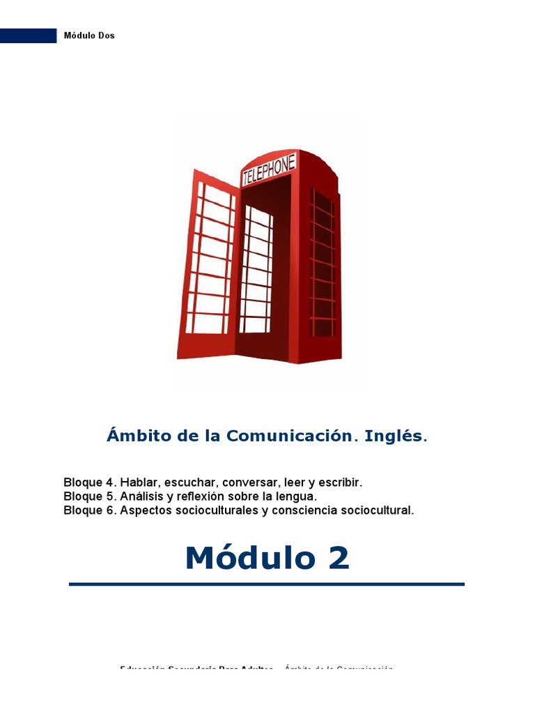 Ingles Modulo 2 | PDF | Verbo | Ciencia cognitiva