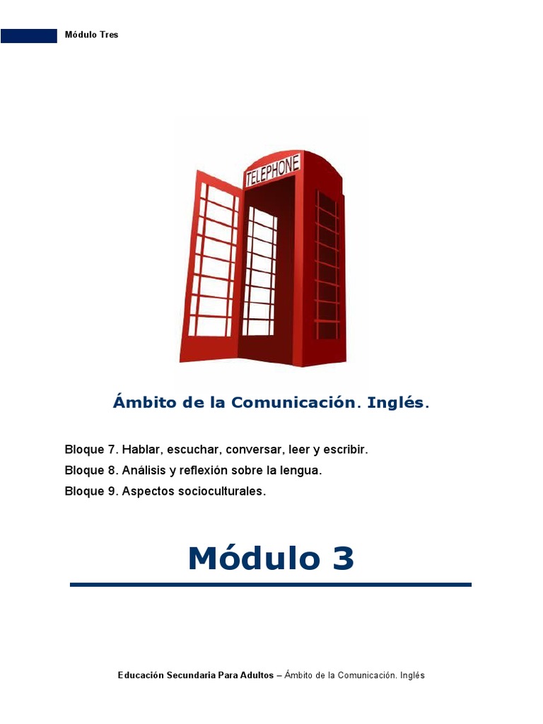 Ingles Modulo 3 | PDF | Numero Gramatical | Verbo