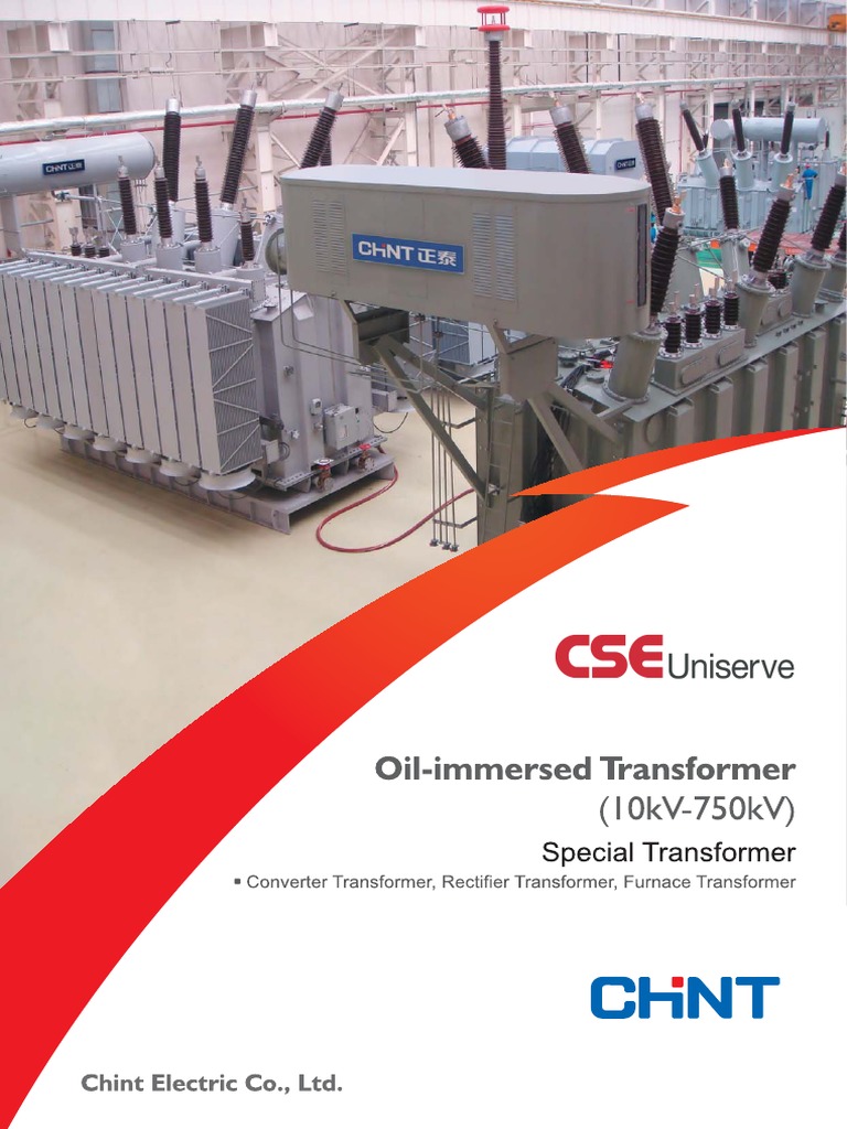Chint Oil Immersed Transformer Brochure | PDF