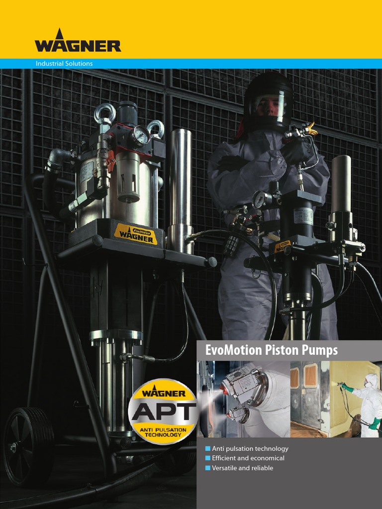 WAGNER EvoMotion Piston Pumps Overview | PDF | Pump | Paint