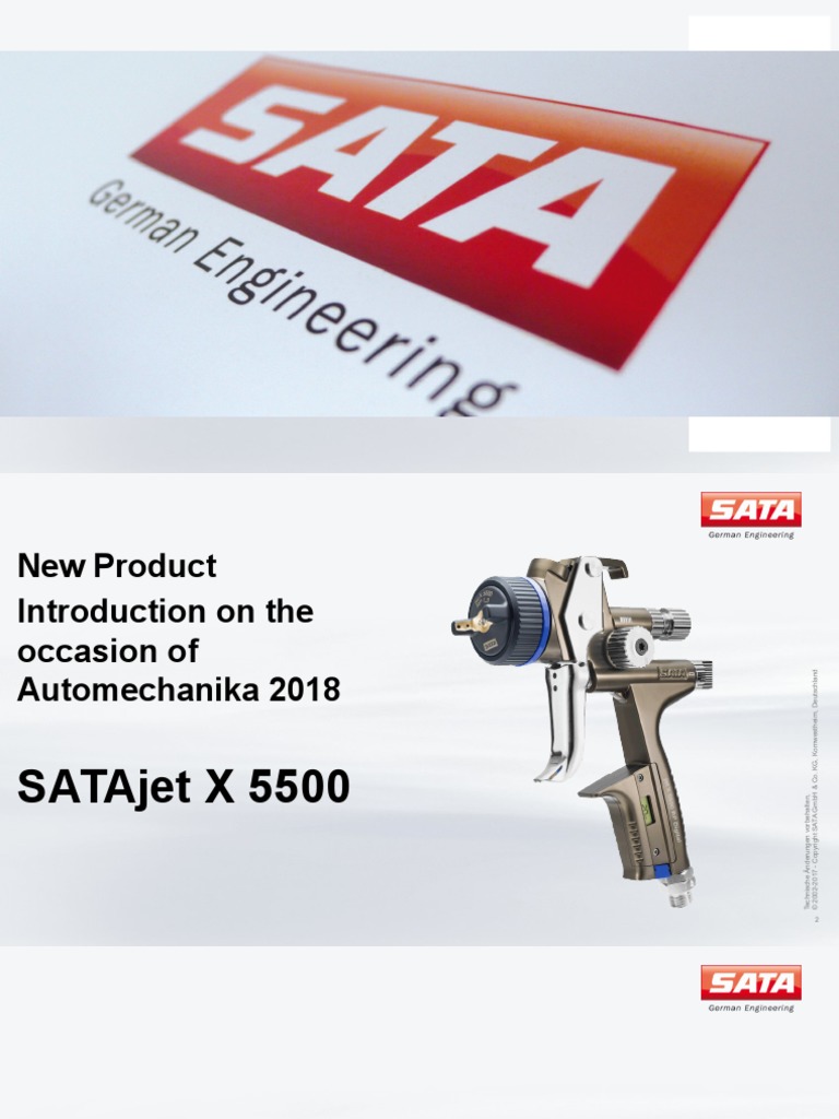 EN SATA Jet X 5500 - 2019 | PDF | Physical Sciences | Materials