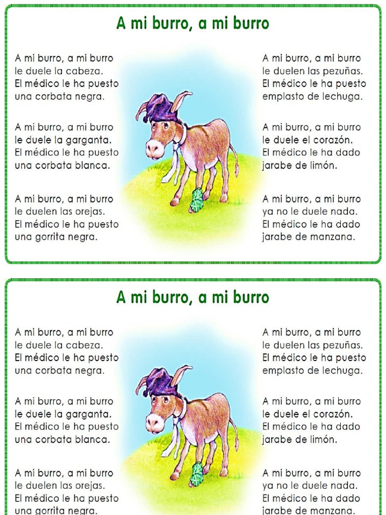 A Mi Burro A Mi Burro | PDF