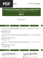 DOLE OSH Checklist With Standards | PDF