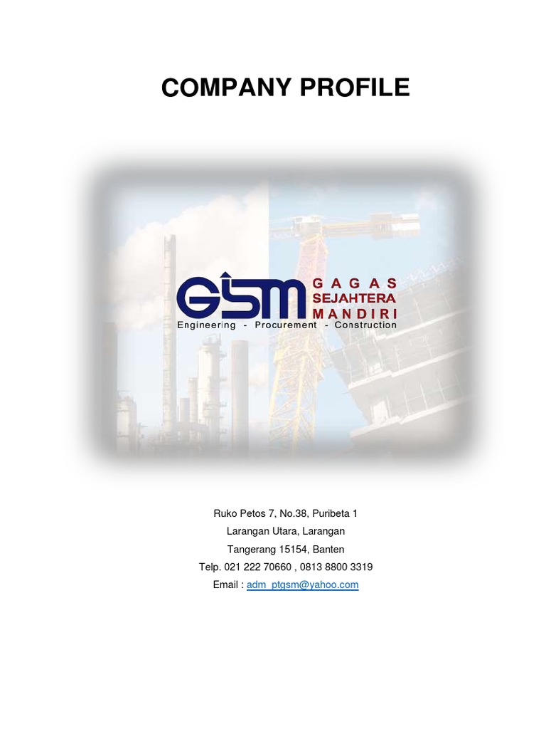 PT GSM - Company Profile - Feb 2021 Pak Prayit | PDF | Teknologi & Rekayasa