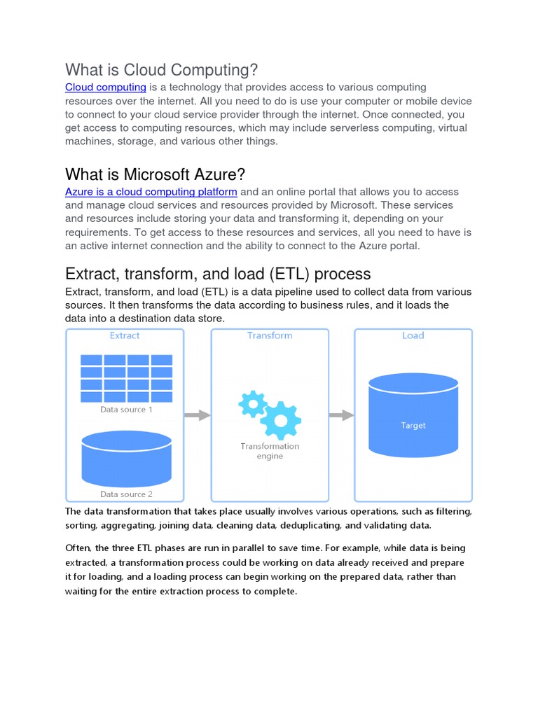 Azure Data Factory Pdf Computer File Apache Spark