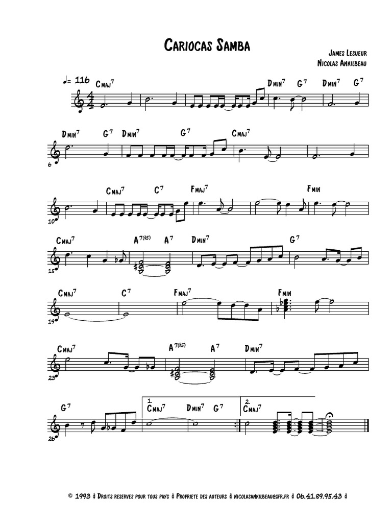 Cariocas Samba | PDF