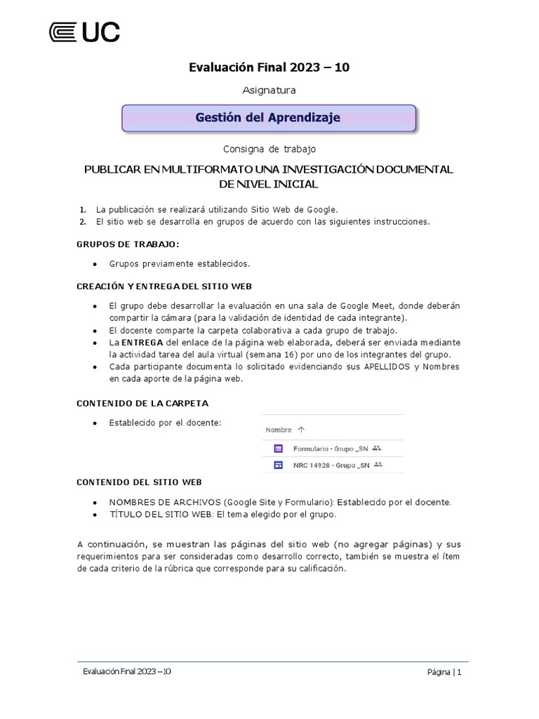 Consigna de Evaluación Final 2023-10 | Descargar gratis PDF | Red mundial | Internet y web