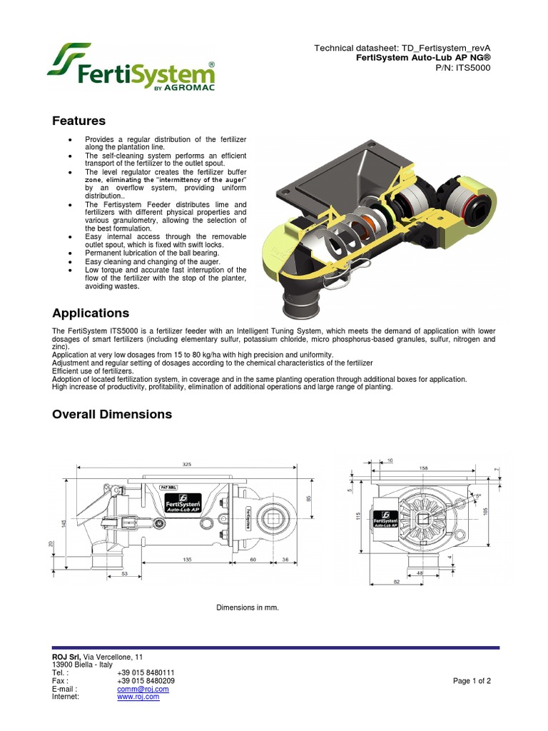 TD Fertisystem | PDF | Fertilizer | Physical Sciences