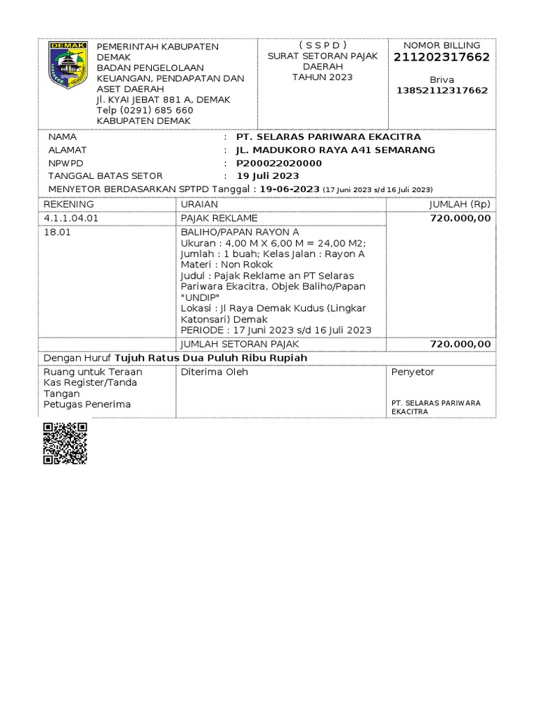 Cetak SSPD 20230619094922 | PDF