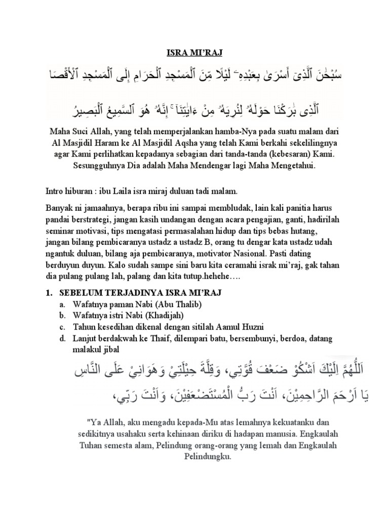 Isra Miraj | PDF | Sejarah | Dewasa Muda