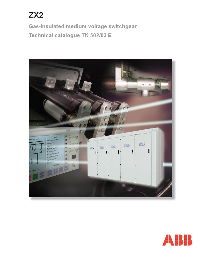 Gas-Insulated Medium Voltage Switchgear Technical Catalogue TK 502/03 E | PDF | Electrical ...