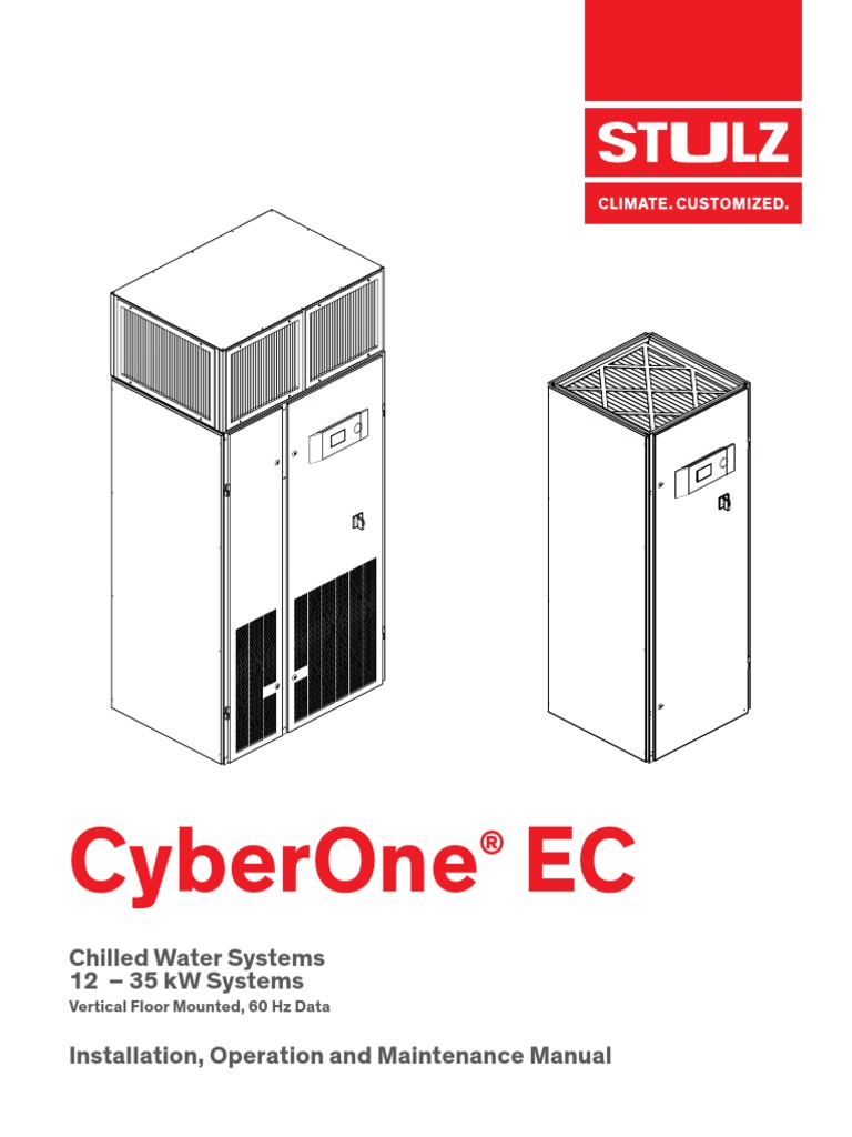 Stulz Cyberone Ec CW Iom Occ0209a | PDF | Duct (Flow) | Water Heating