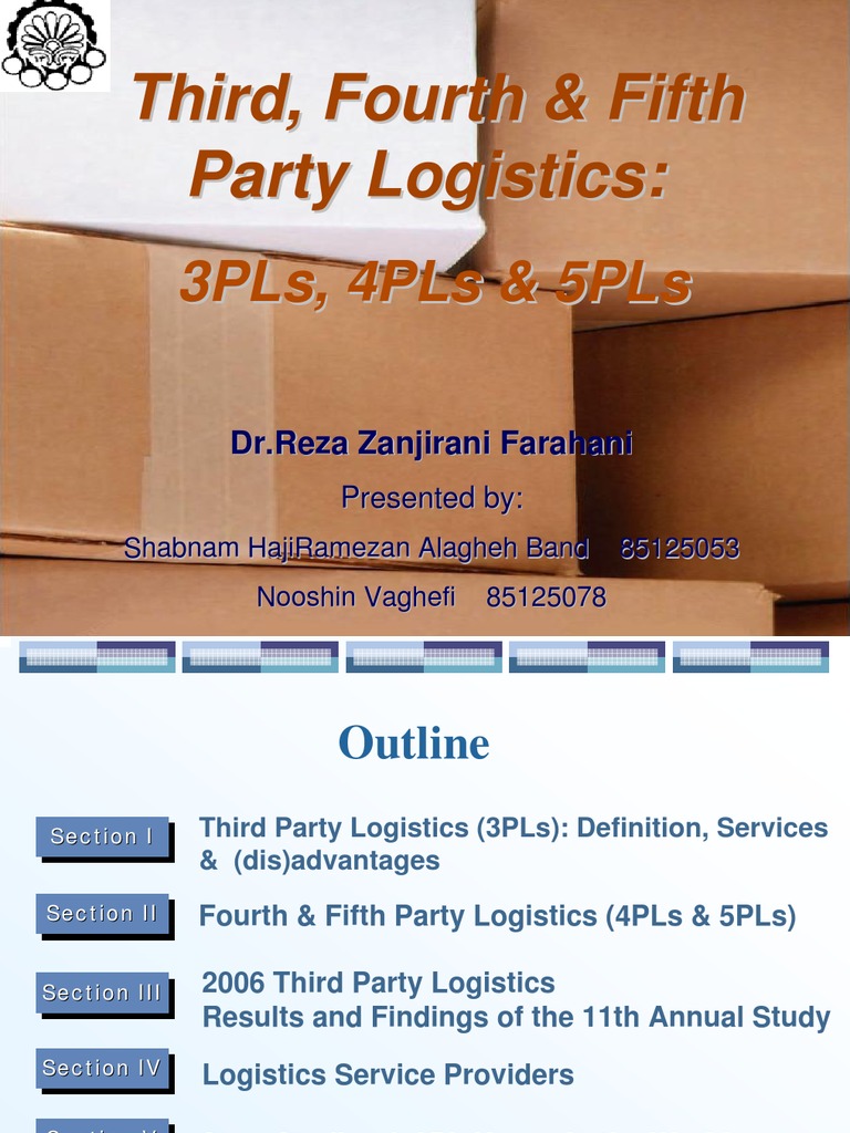 SCM 3pl | PDF | Logistics | Business Process Management