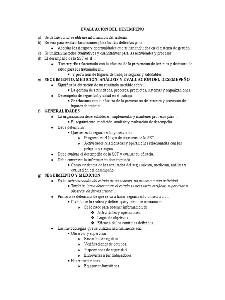ISO 45001 - Cap 9 | PDF | Auditoría | Estadísticas