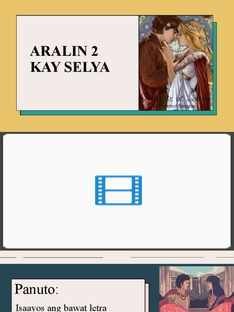 Aralin 2 Kay Selya | PDF