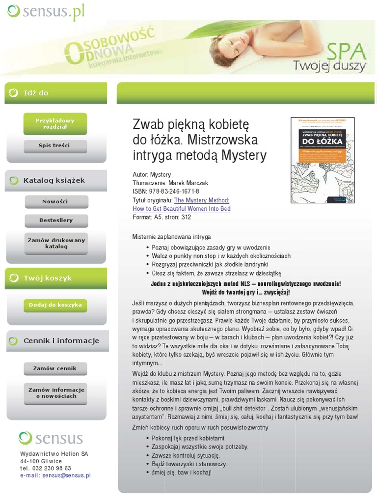 Zwab Piekna Kobiete Do Lozka Mistrzowska Intryga Metoda Mystery Mystery ...